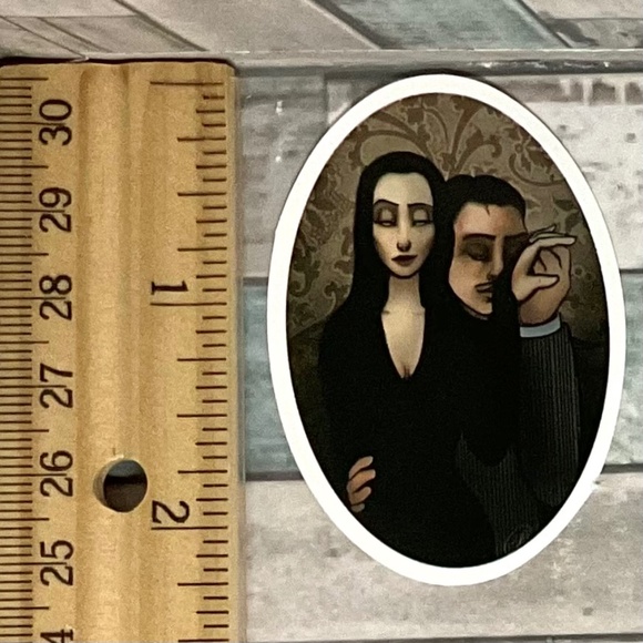 Office | 110 Wednesday Addams Reusable Waterproof Vinyl Sticker Decal ...